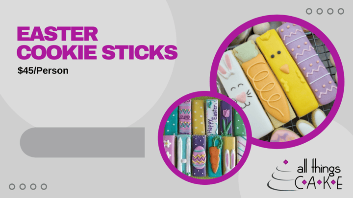 Easter Cookie Sticks - All Things Cake